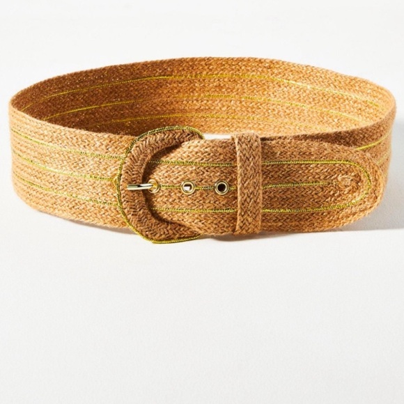 Anthropologie | Accessories | Anthropologie Jute Wide Waist Belt | Poshmark